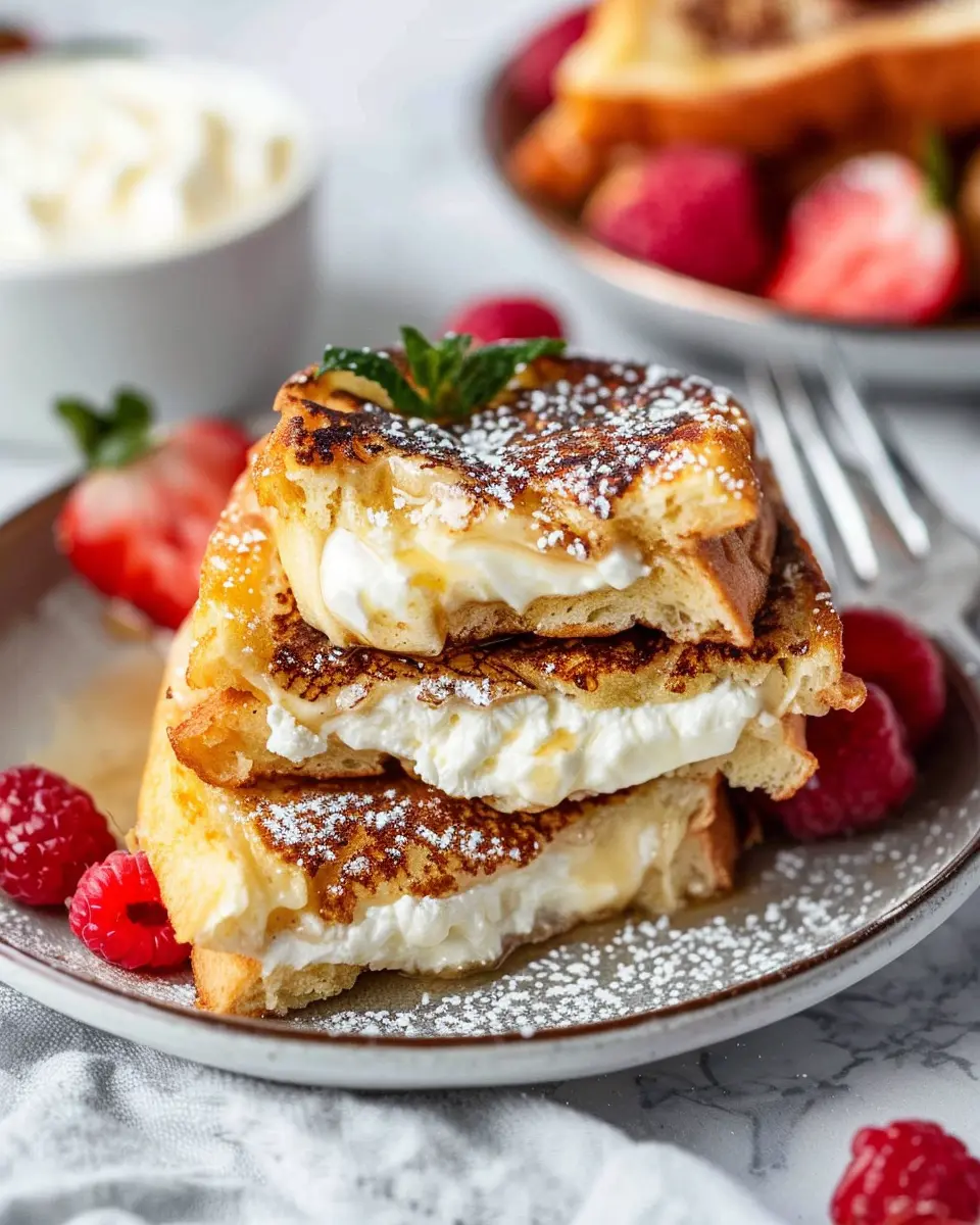 cream cheese stuffed french toast