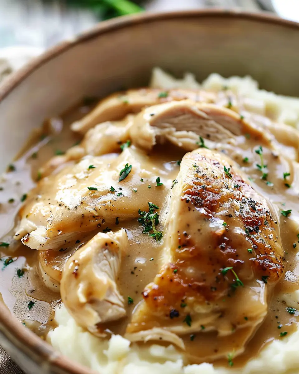 crock pot chicken gravy