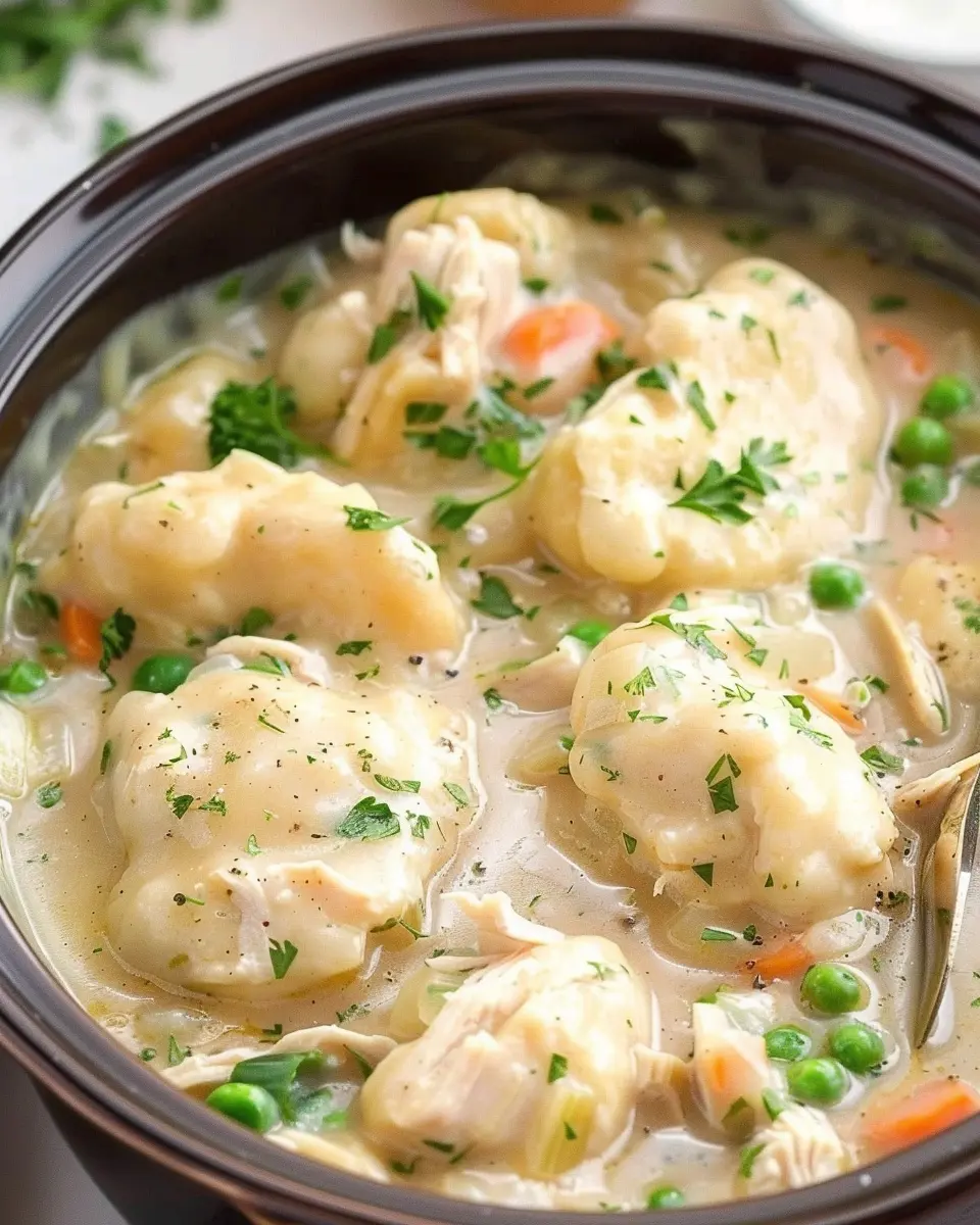 Crockpot Chicken and Dumplings