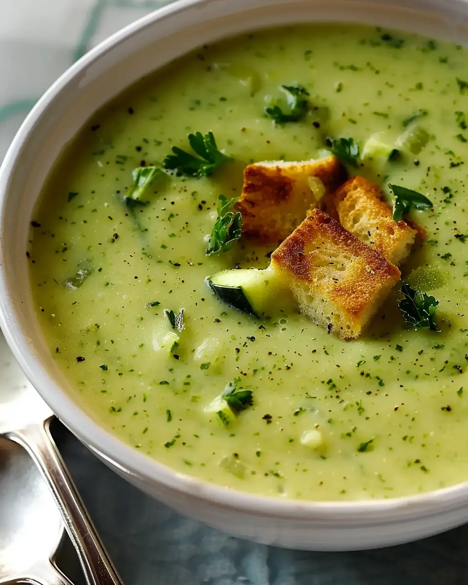 cream of zucchini soup