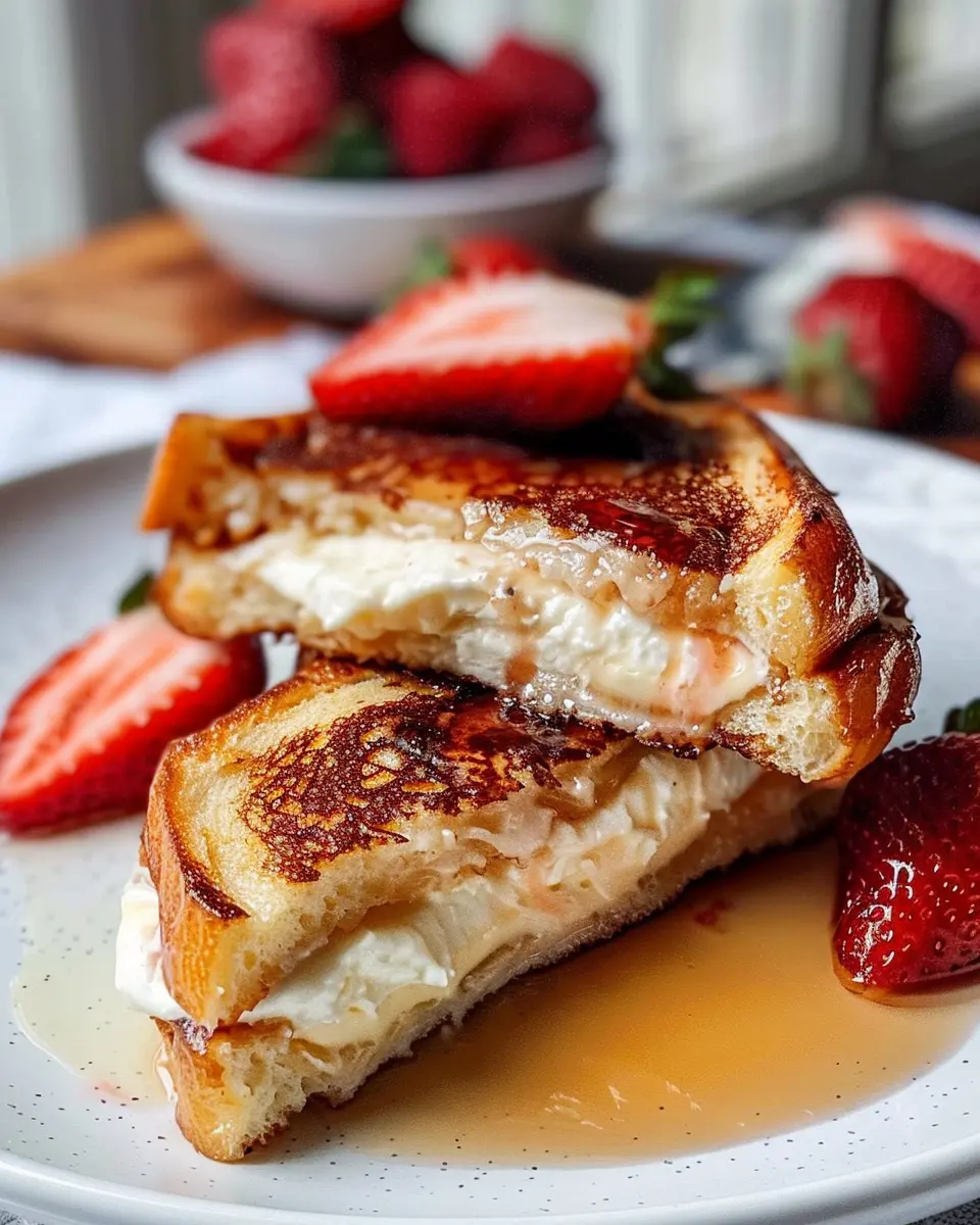 cream cheese stuffed french toast