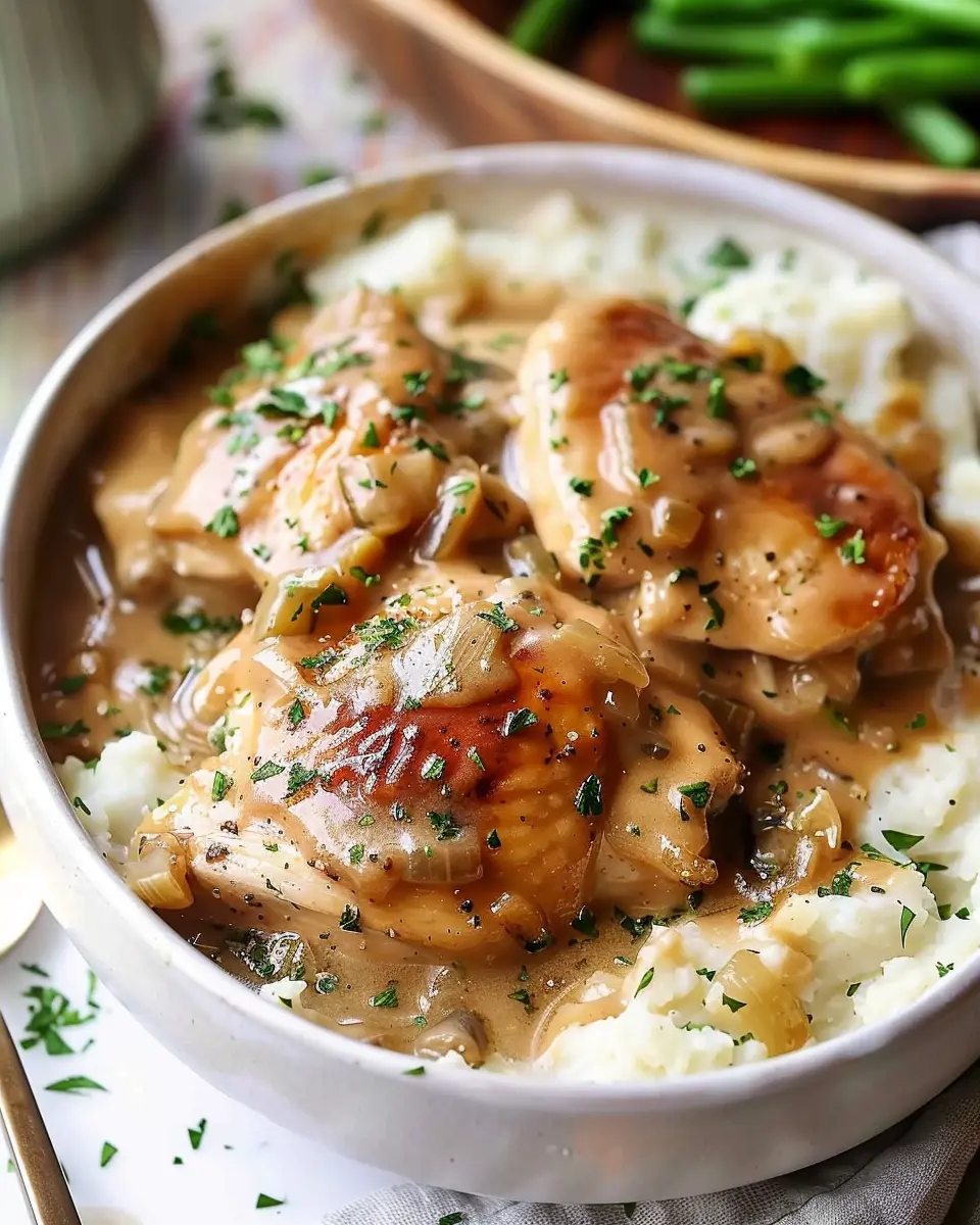 crock pot chicken gravy