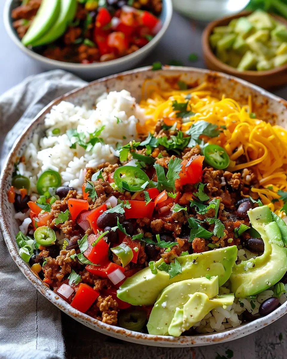 easy taco bowl